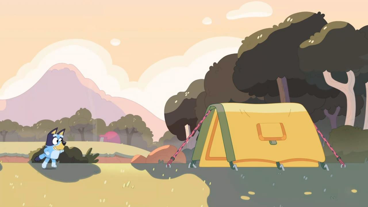 Camping - Meet Bluey, an inexhaustible six-ye... - ClickView