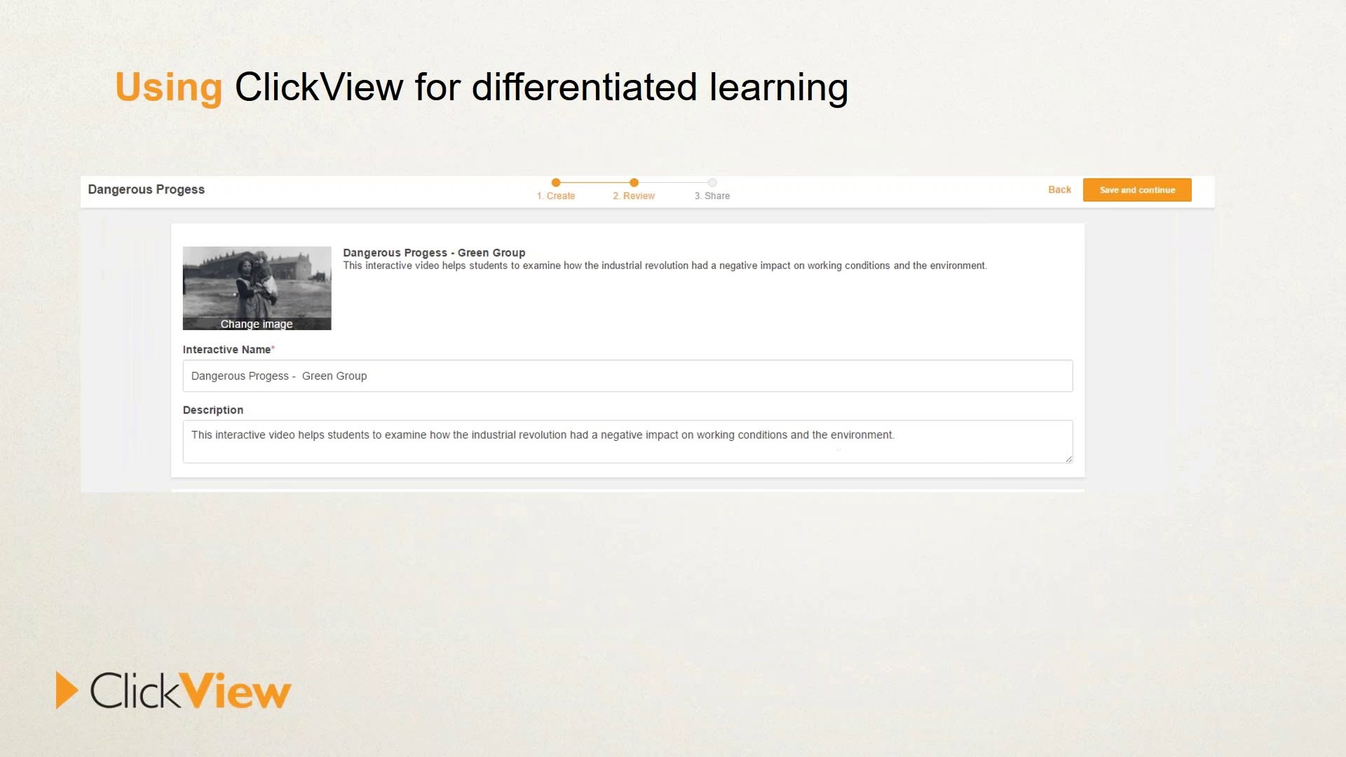 Differentiated Learning with ClickView Webina... - ClickView