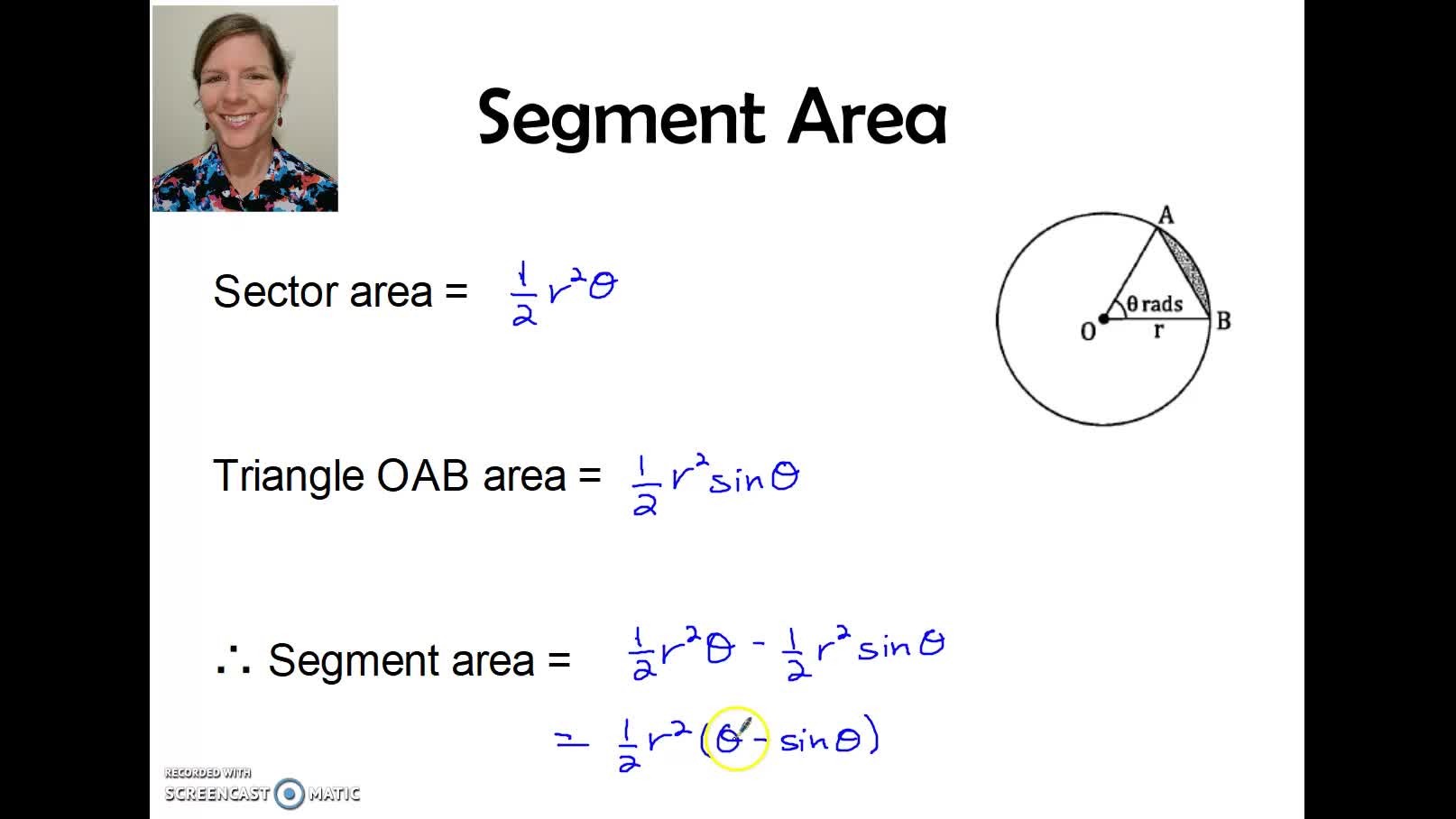 Arcs, Sectors and Segments with Radians - How... - ClickView