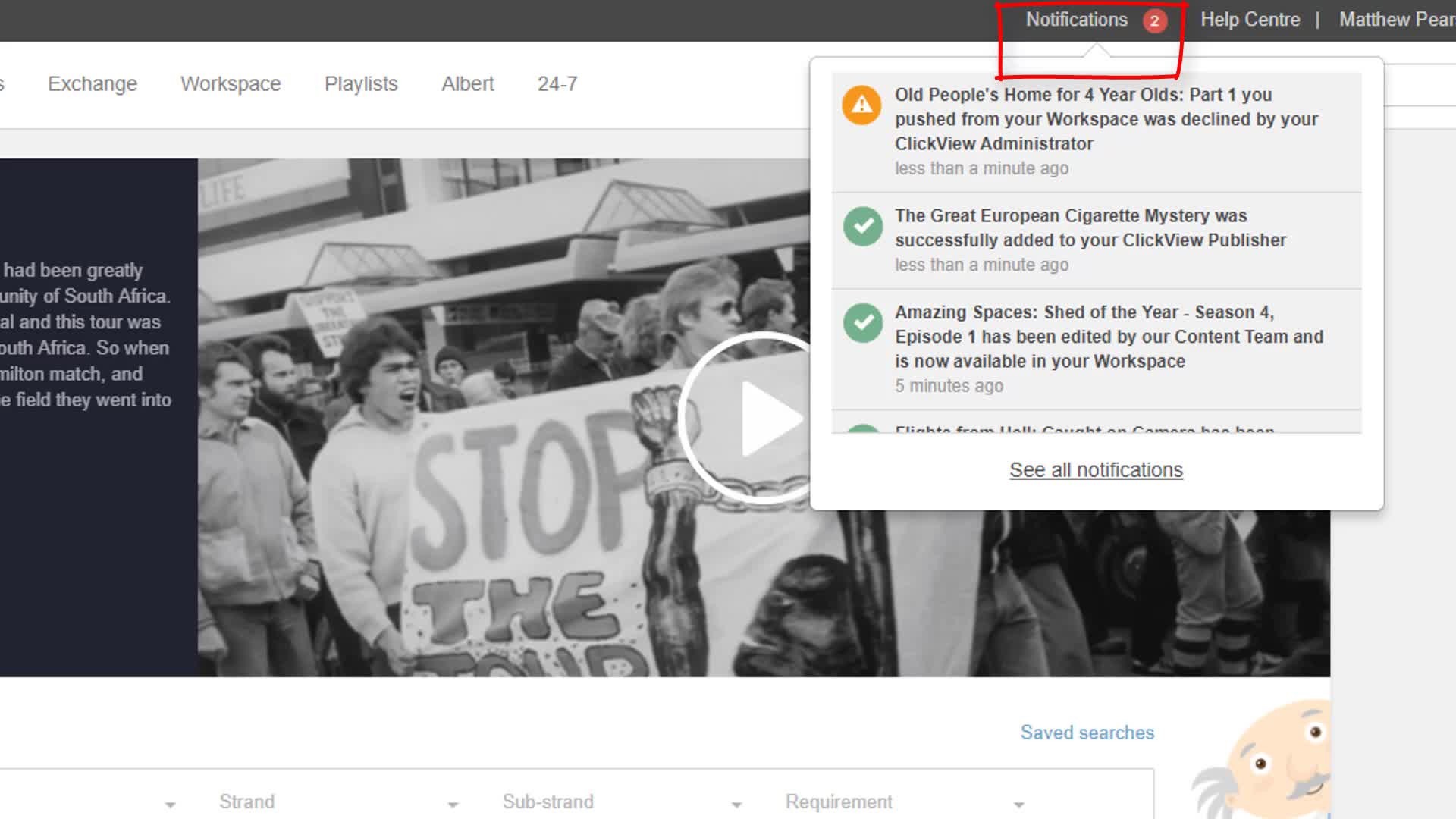 ClickView Notifications - Understanding Click... - ClickView