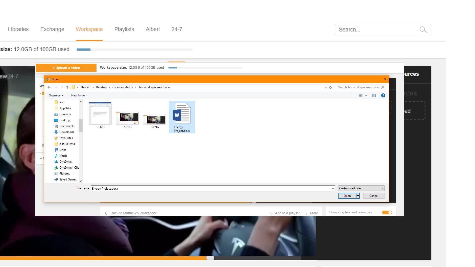 Workspace Resources - How to add resources to... - ClickView