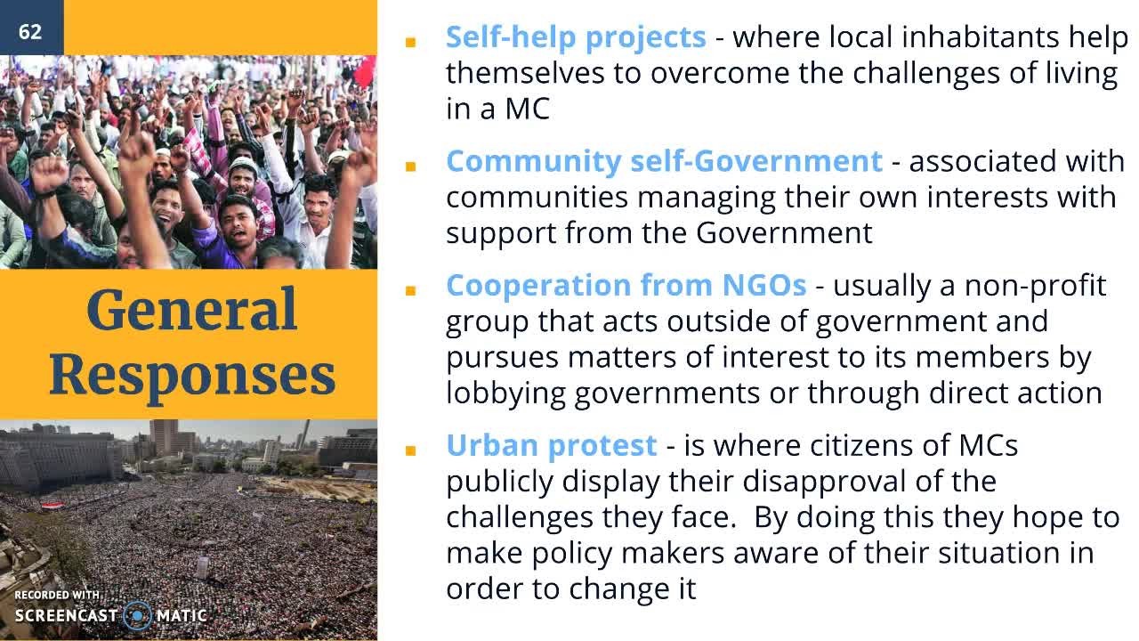 Responses to challenges in Mega Cities - This... - ClickView