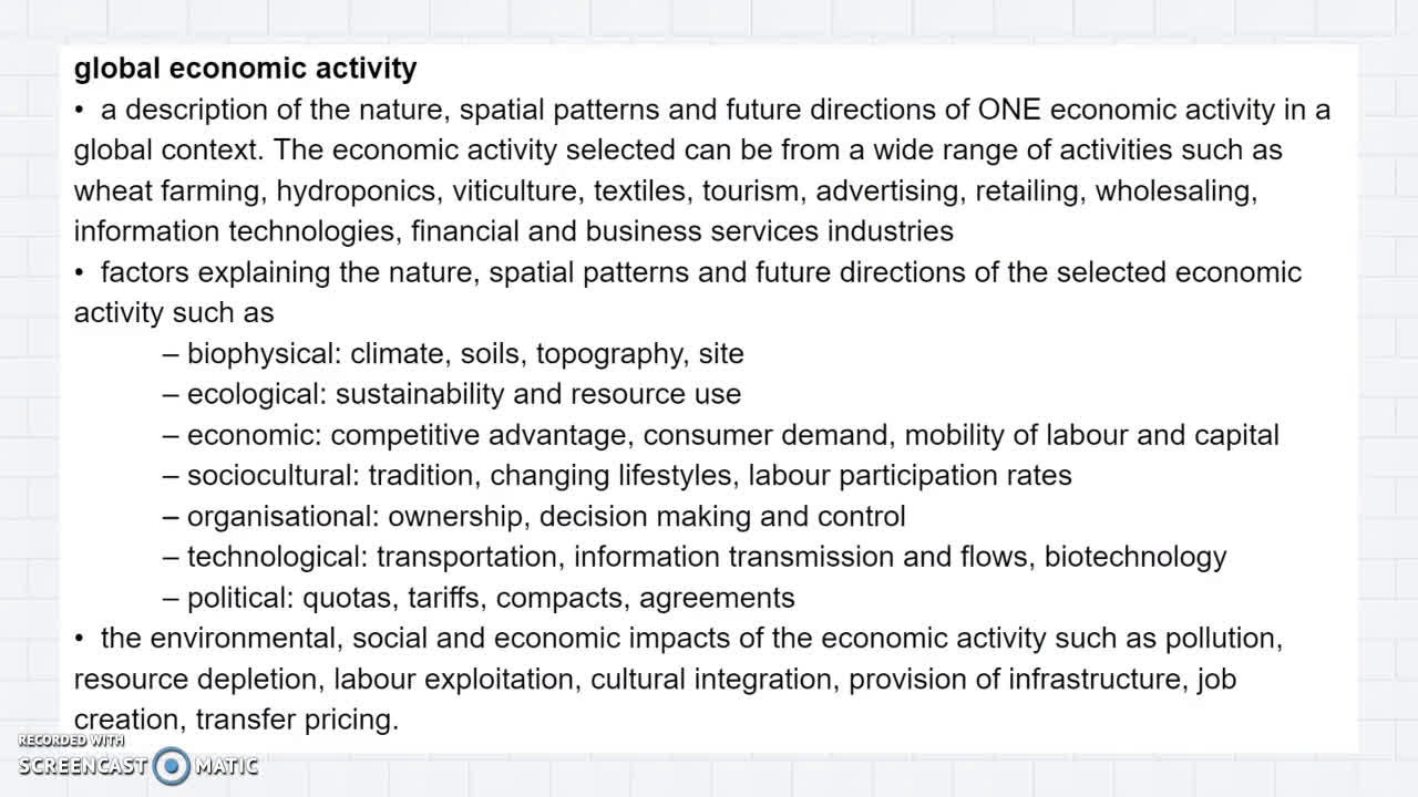 DP 1: Nature, Spatial Distribution and Future Directions - ClickView