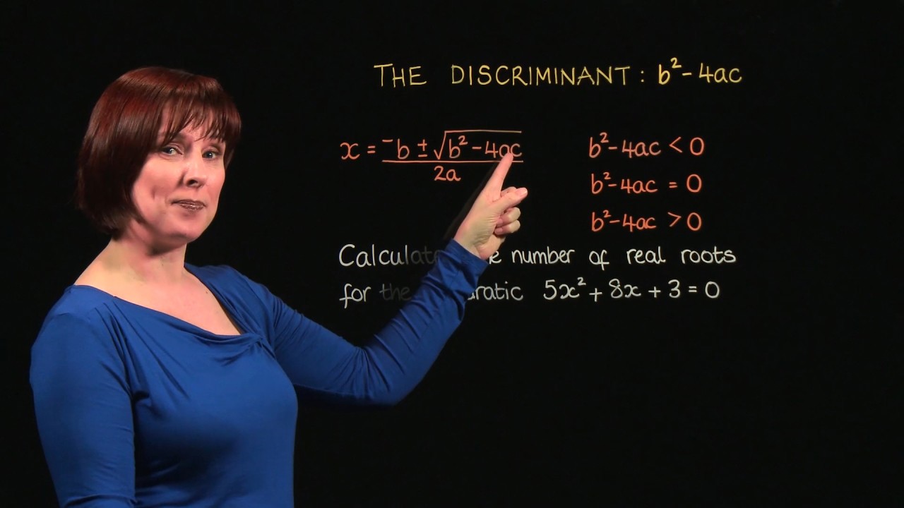 The Discriminant: b² - 4ac Video & Resources | ClickView