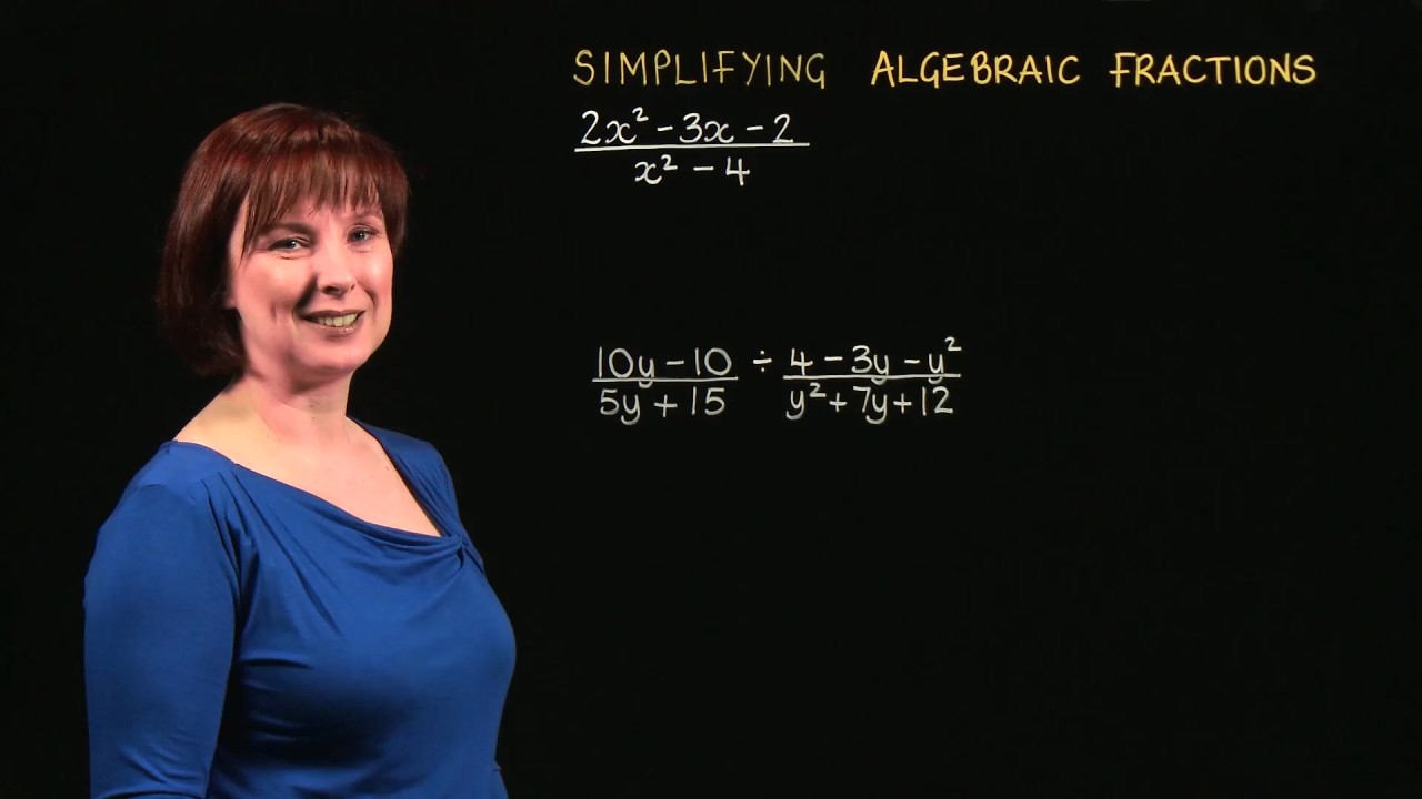 Simplifying Algebraic Fractions Video & Resources | ClickView