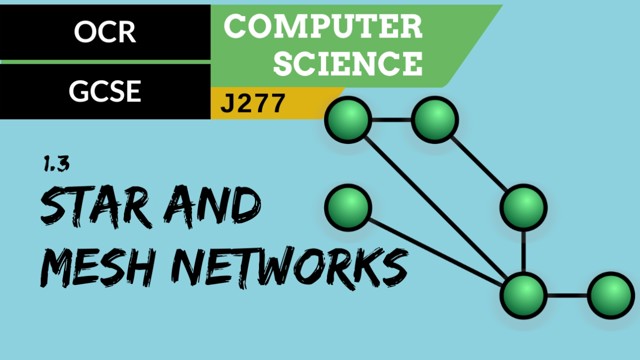 OCR GCSE (J277) SLR 1.3 Star and mesh network topologies - ClickView OCR GCSE (J277) SLR 1.3 Star and mesh network topologies - ClickView
