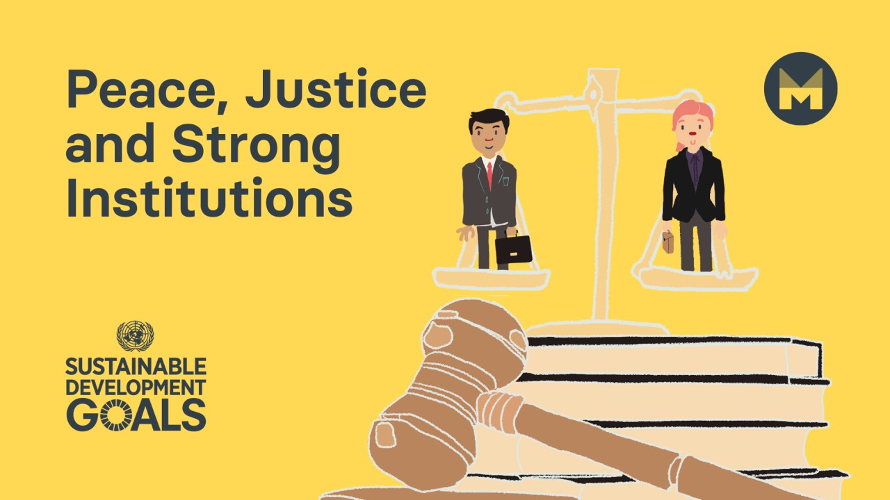 Global Goal 16 Peace Justice And Strong Institutions Video Teaching