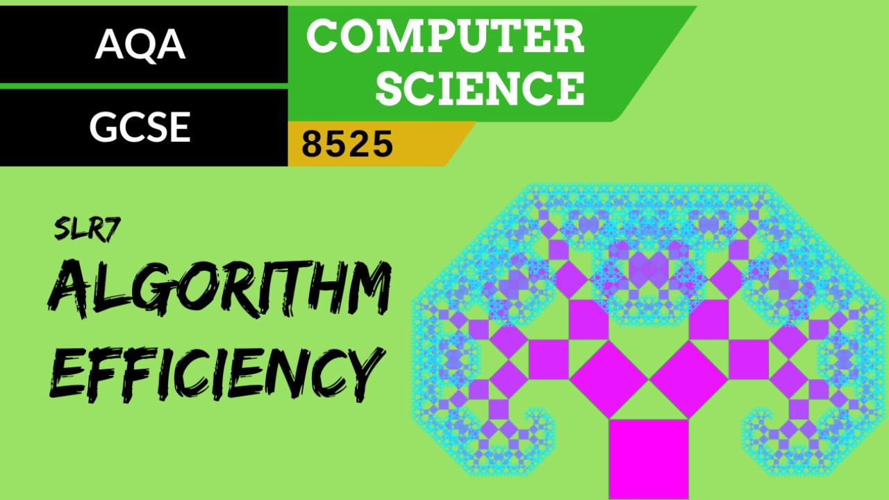 GCSE AQA SLR7 Algorithm efficiency - More tha... - ClickView