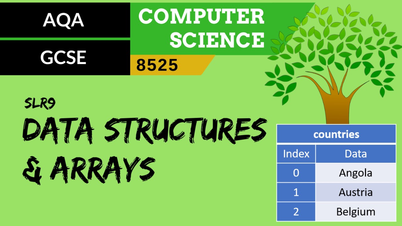 GCSE AQA SLR9 Data structures and arrays - Th... - ClickView