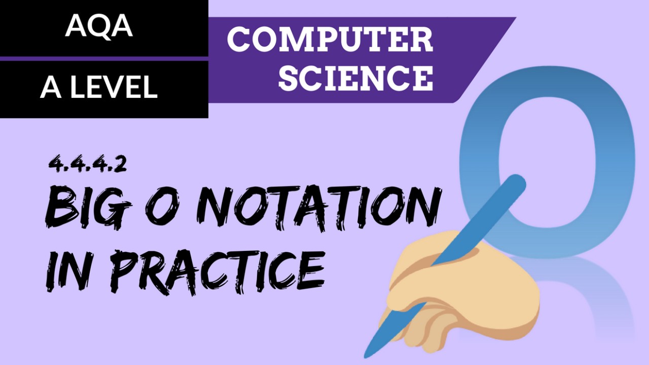 AQA A’Level SLR08 Big O Notation in Practice... - ClickView