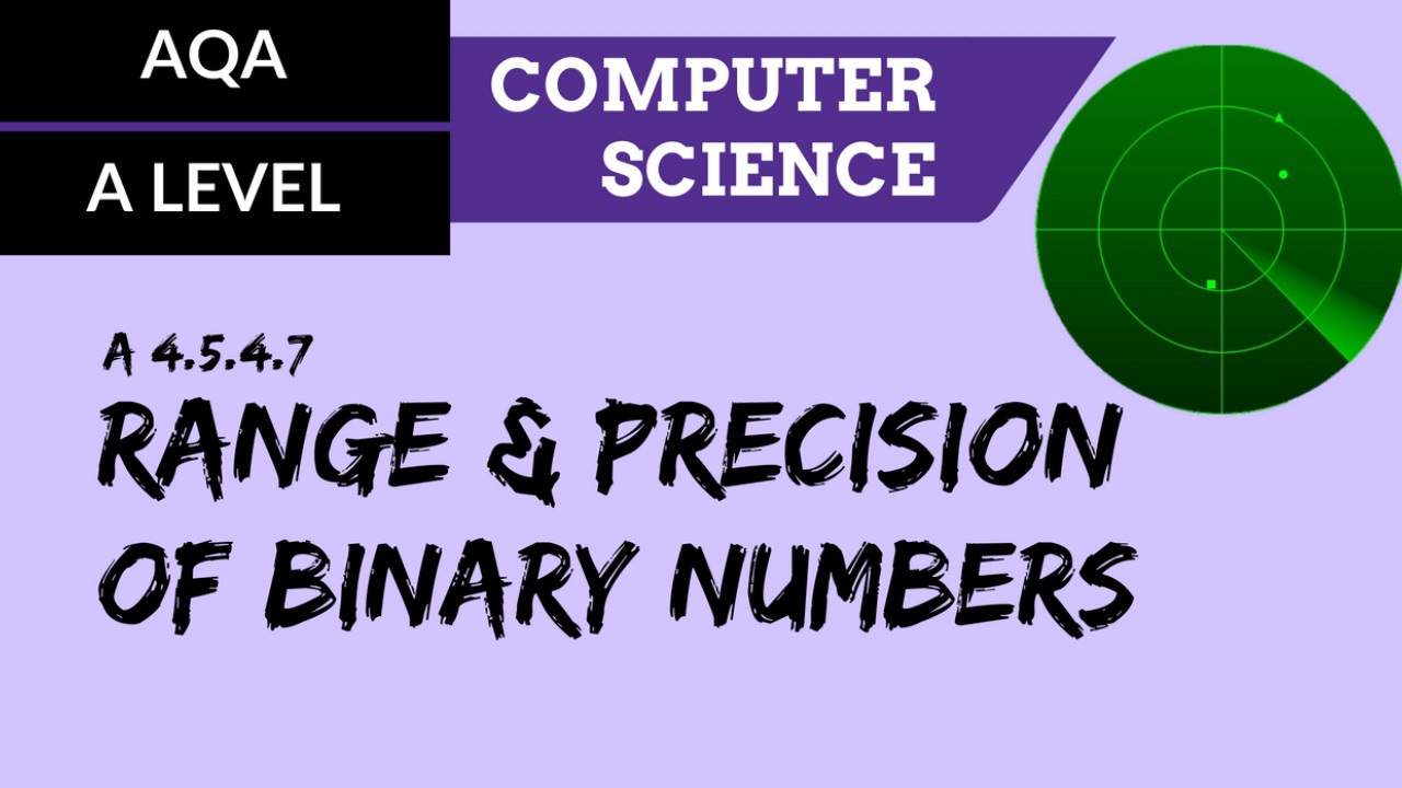 AQA A’Level SLR11 Range Precision of Binary Numbers - ClickView