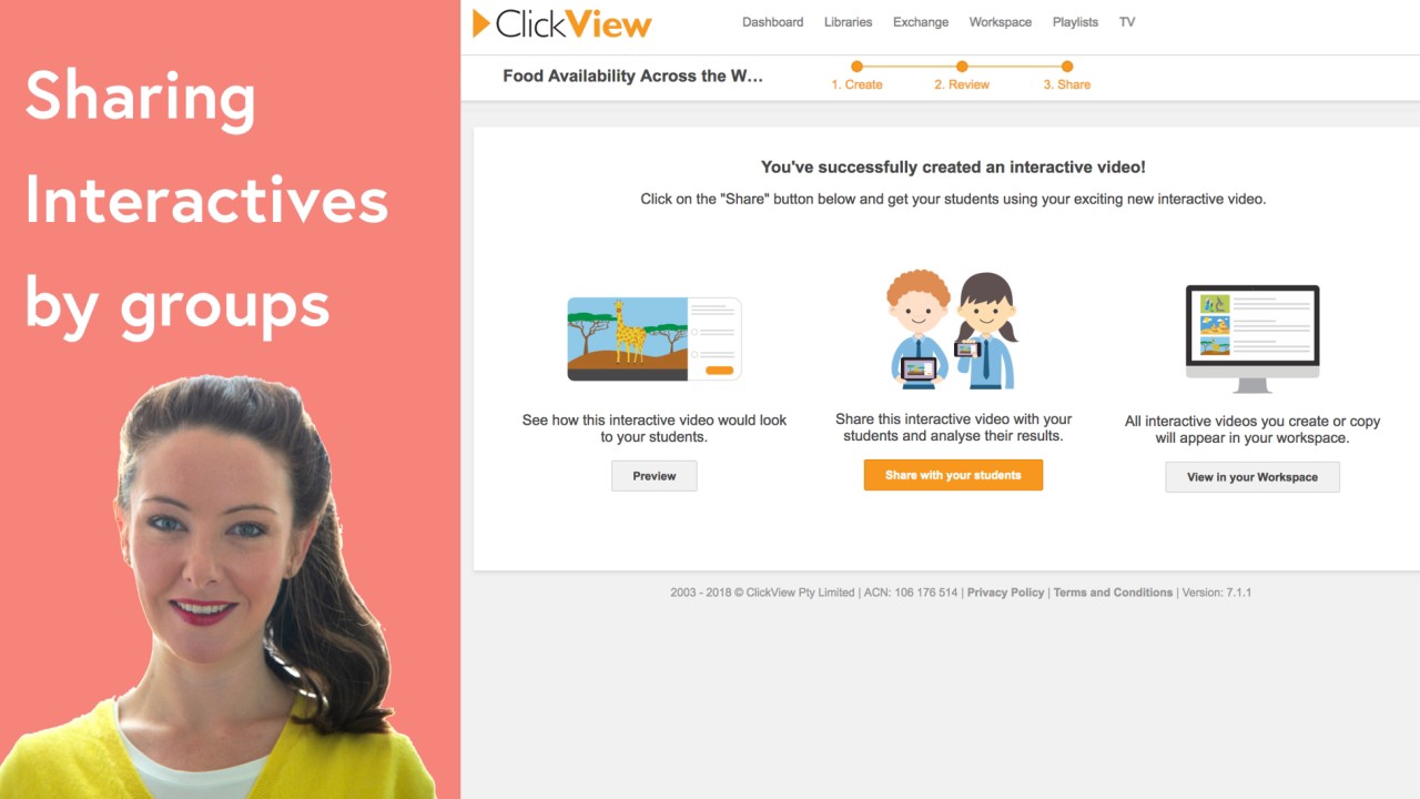 How to Share an Interactive Video with Different Groups and Keep ...