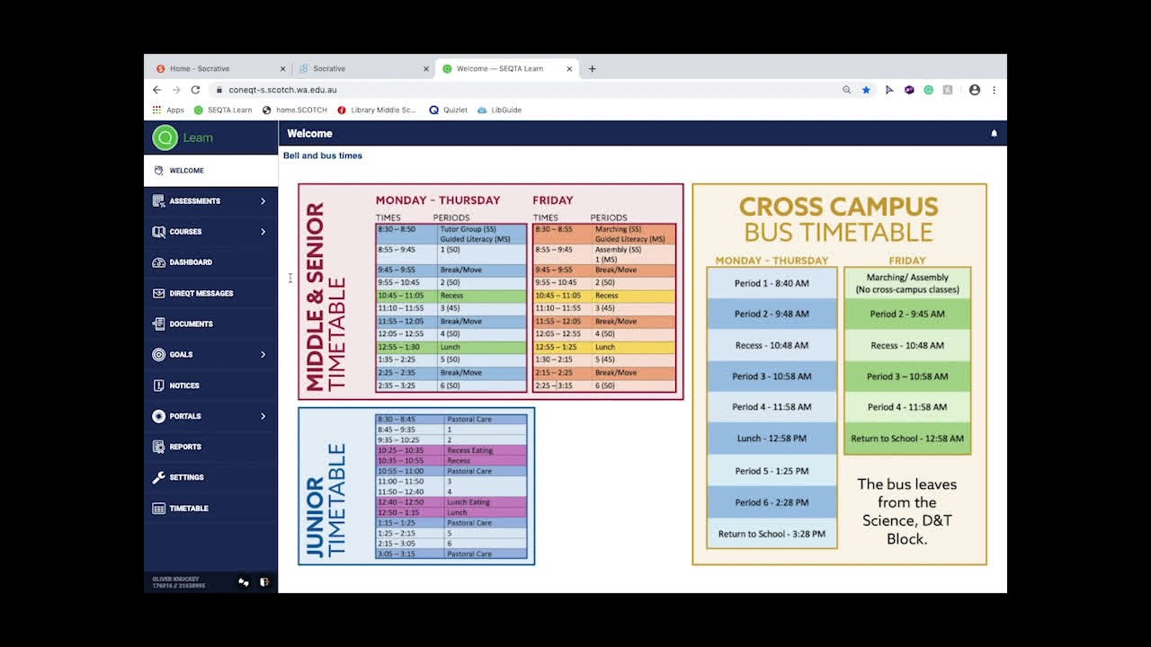 Transition to Online Learning - Years 6 to 8 - Virtual Classroom ...