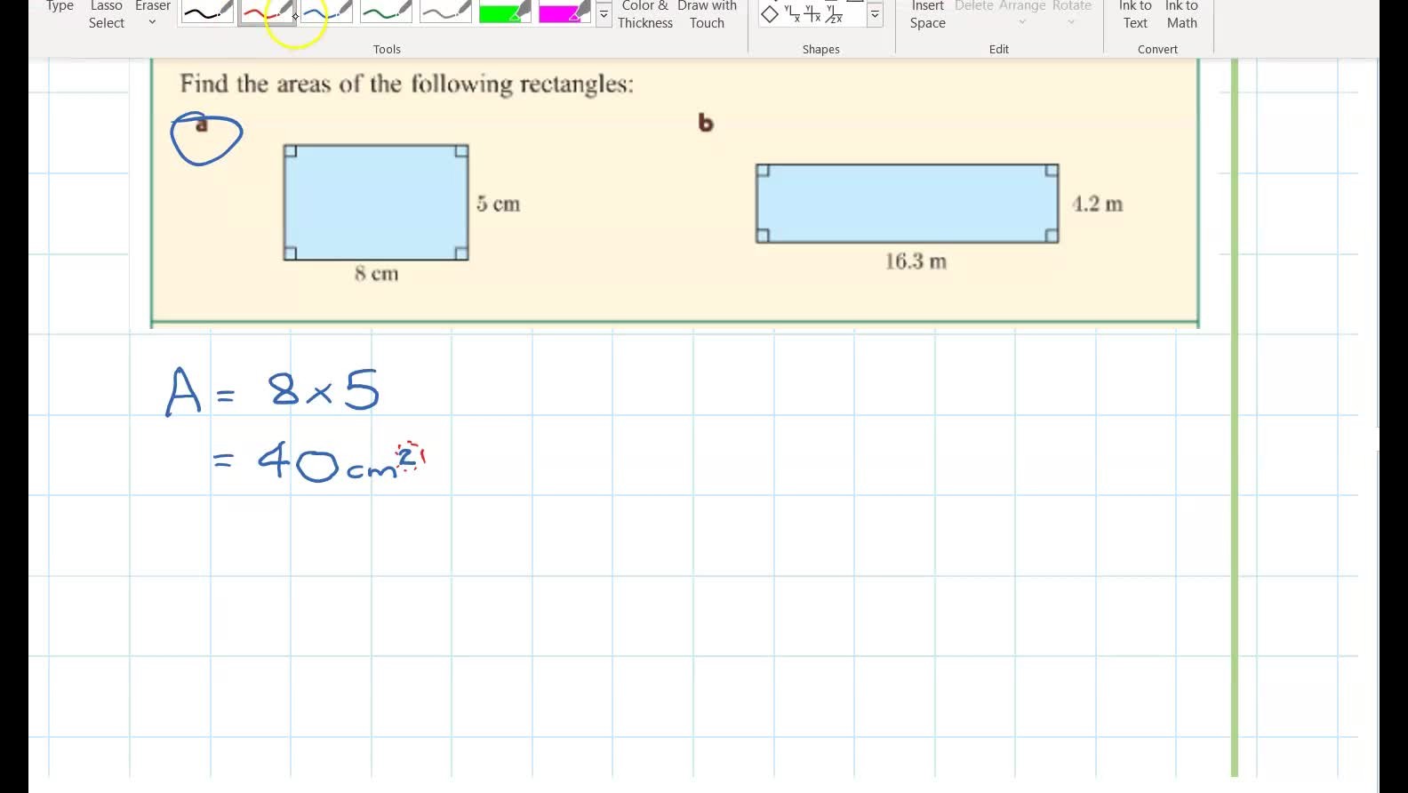 Area - Rectangles - ClickView