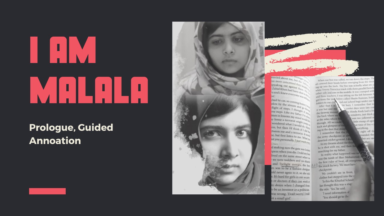 I am Malala: Prologue, Guided Annoation - Dow... - ClickView