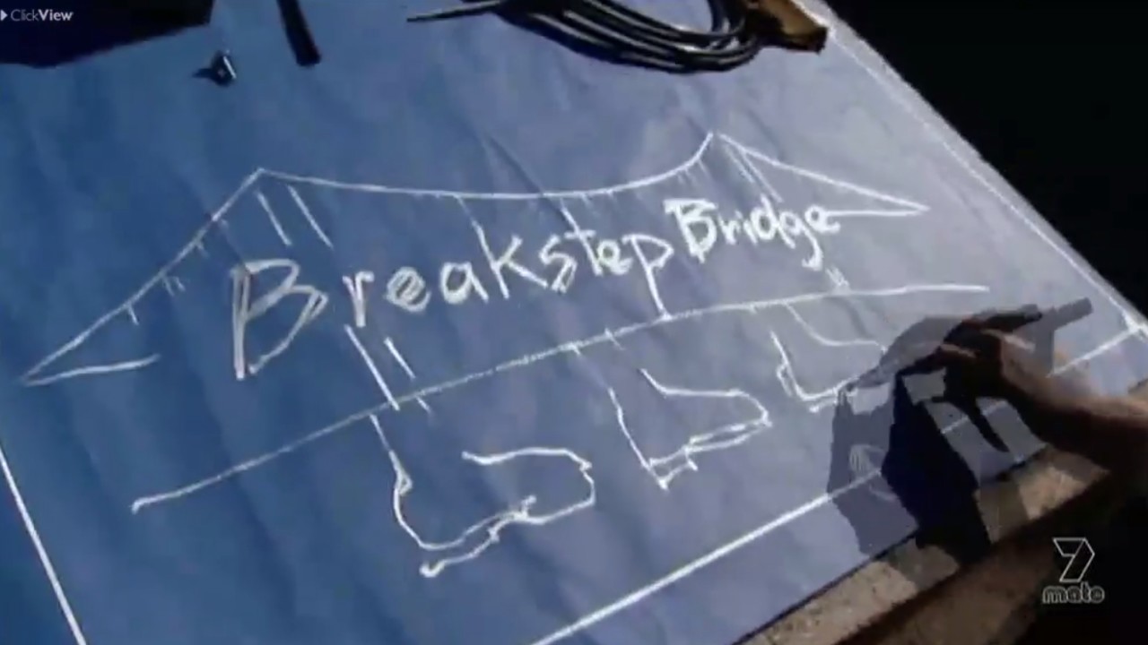 Break Step Bridge - Will a college rowing tea... - ClickView