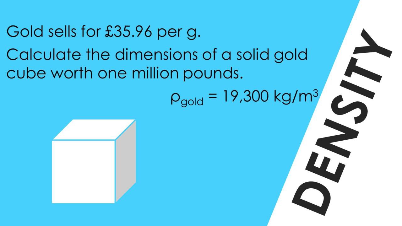 Density Example B - Density is a measure of t... - ClickView