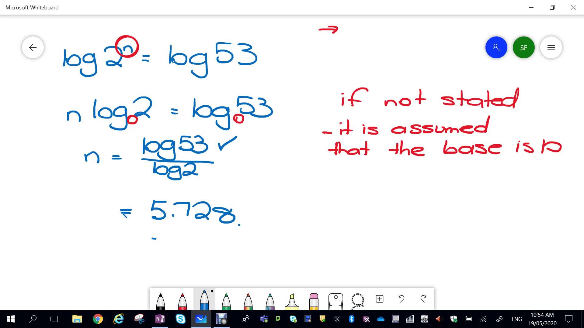 Log and Index laws - ClickView