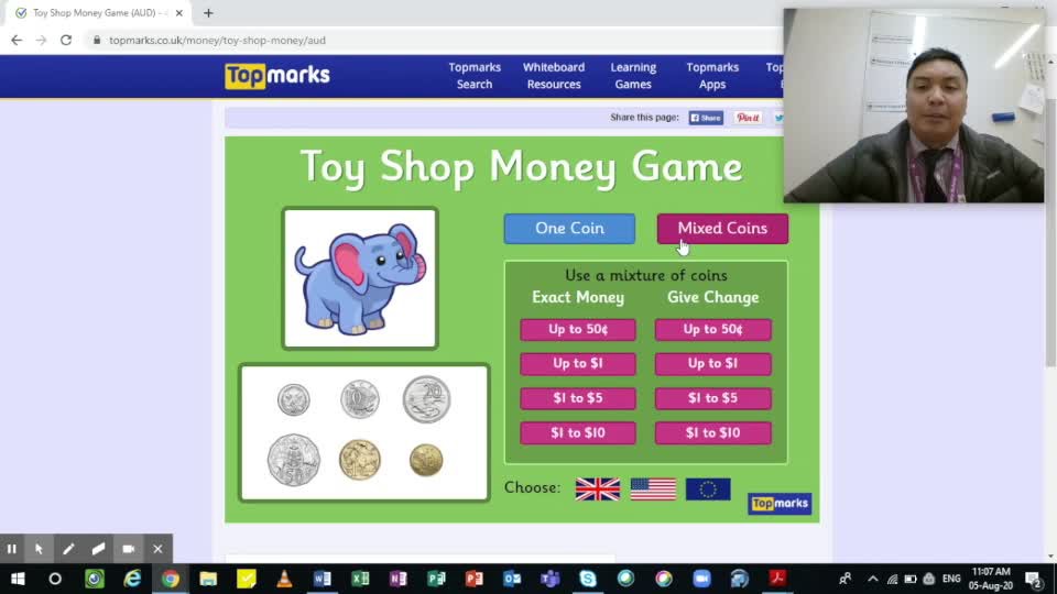 Toy Shop Money - Counting Money - ClickView