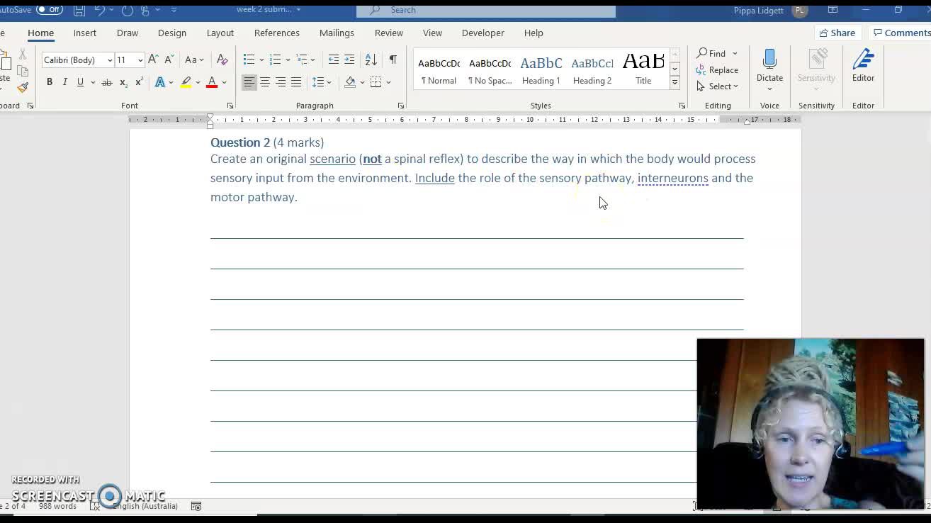 Week 2 Submission Question 2 - ClickView