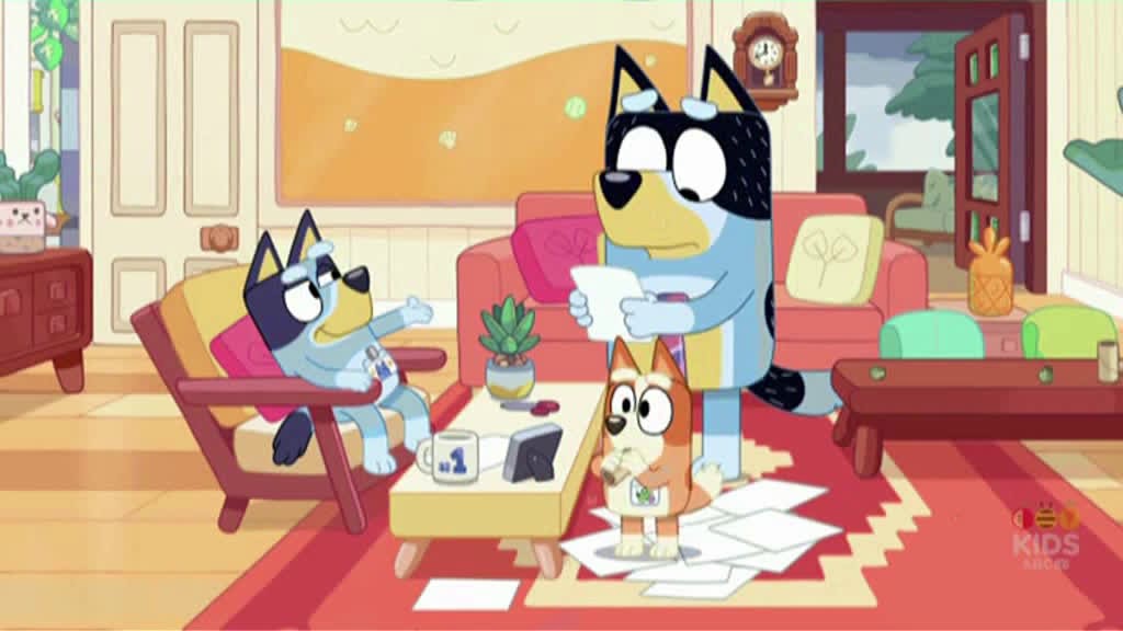 Bluey - Work - In a game of 'work', dad hires... - ClickView