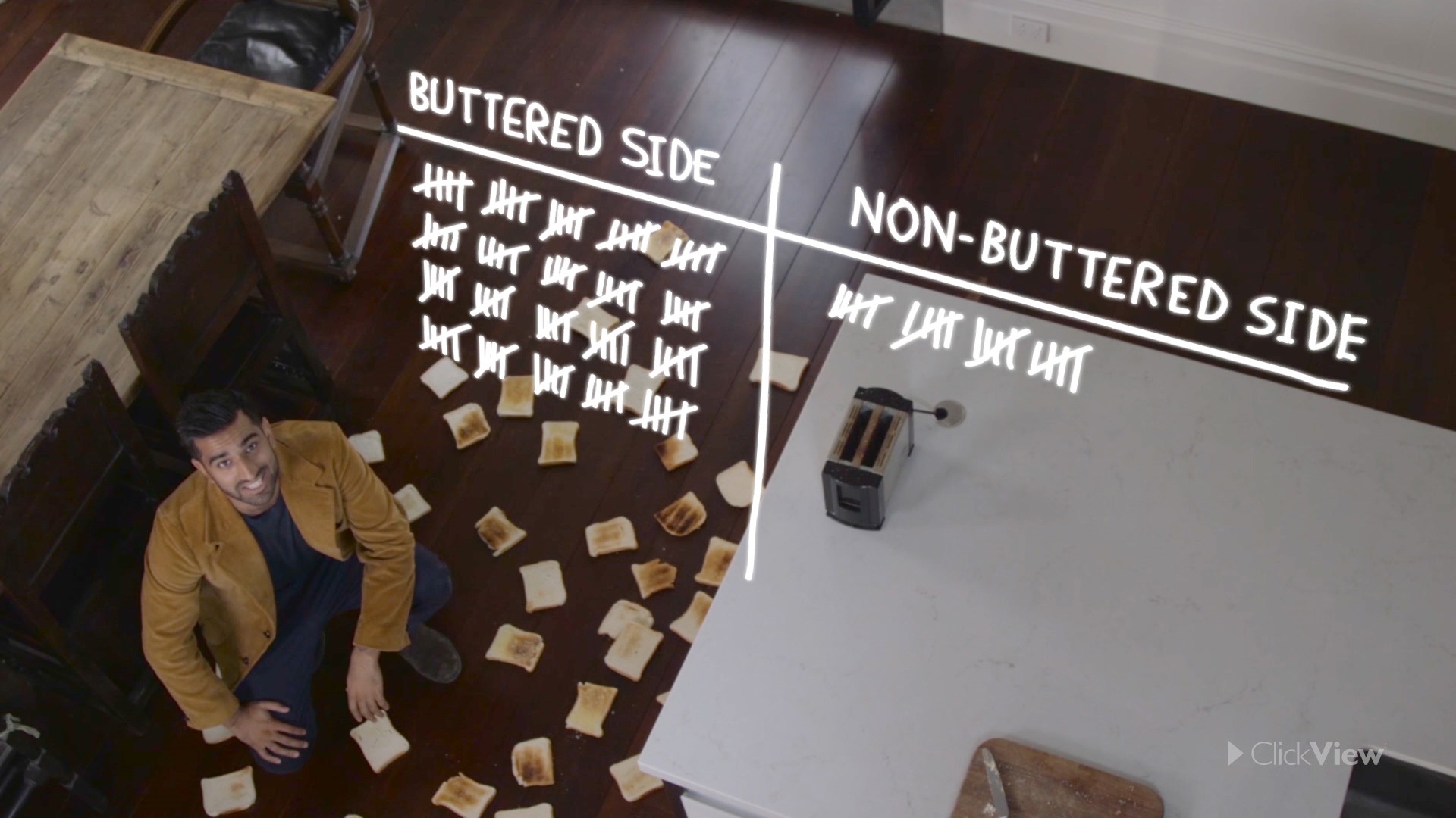 Why Does Toast Land Buttered Side Down? | ClickView