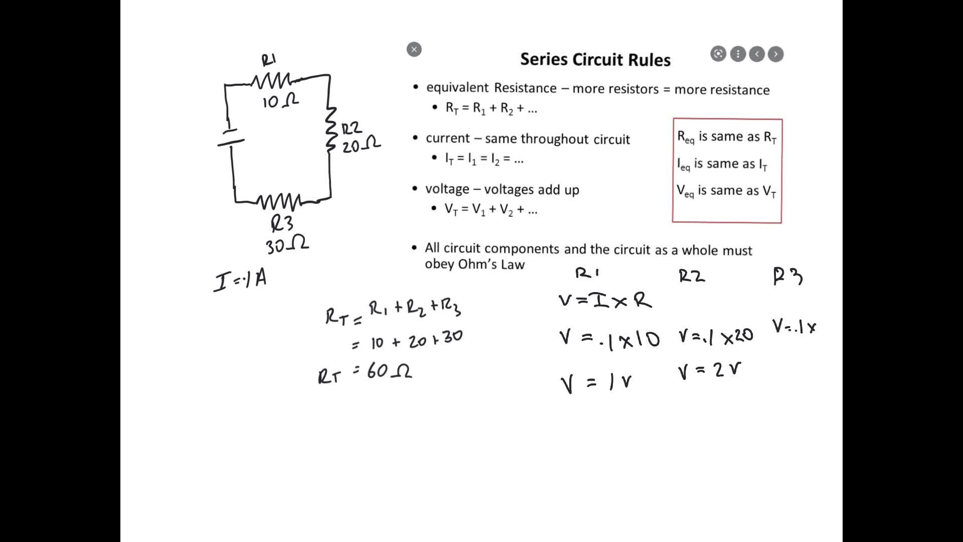 Ohm's law calculations - This video helps wit... - ClickView