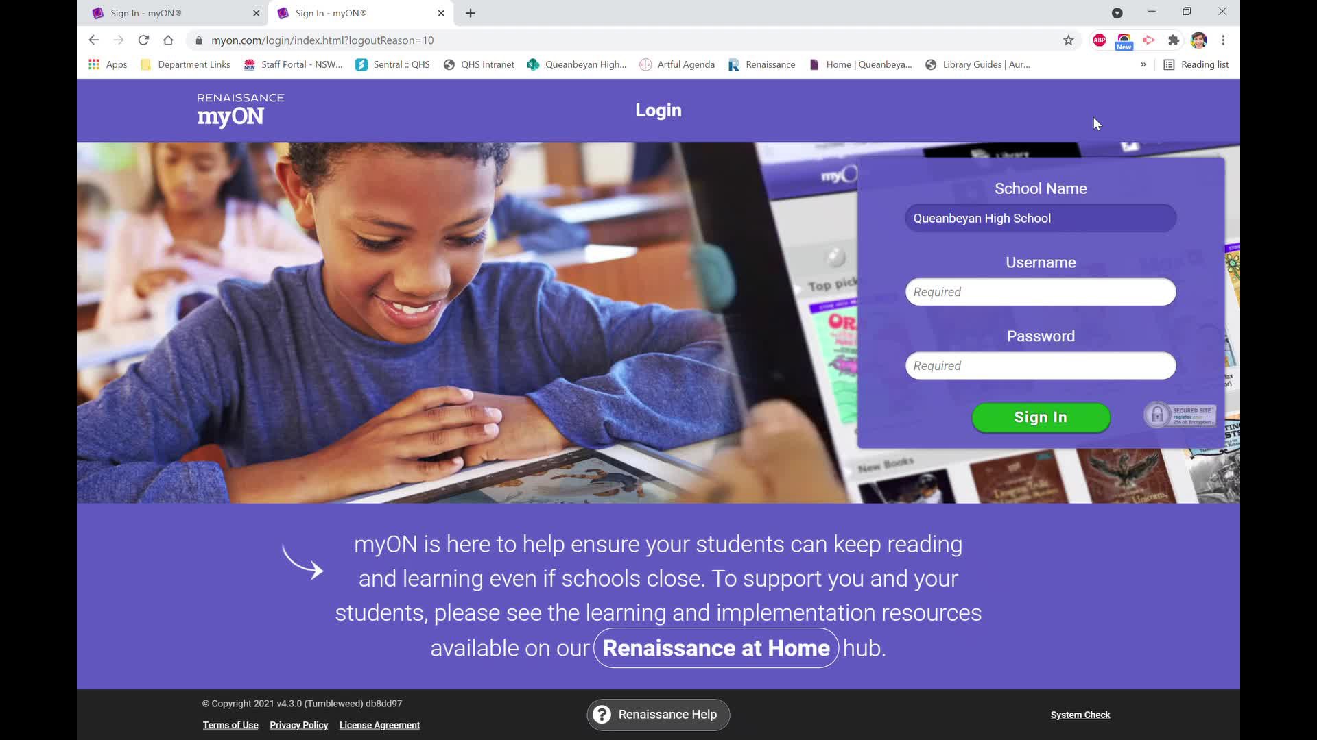 QHS Staff Getting Started with MyON - ClickView