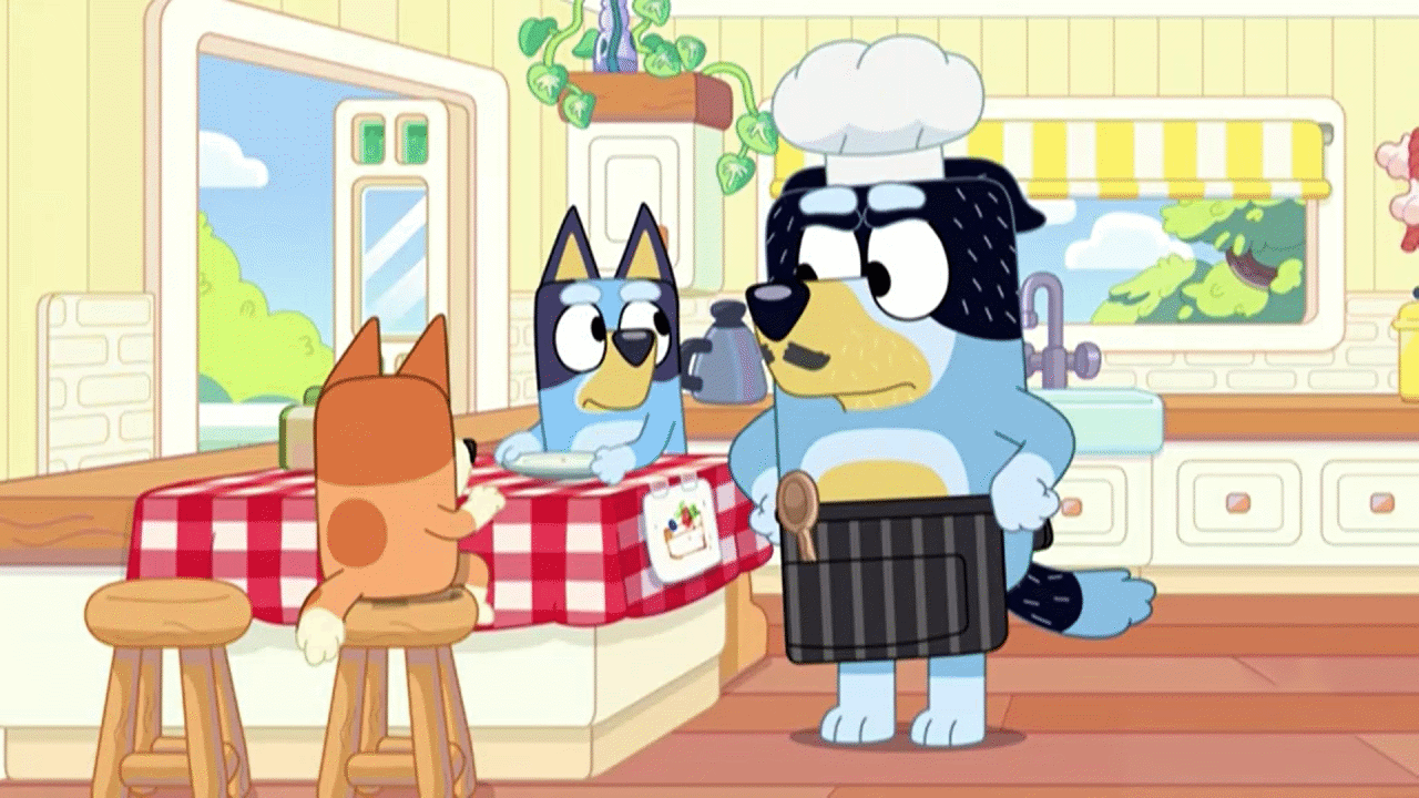 Pavlova - Mum won't let Bingo have Pavlova, s... - ClickView