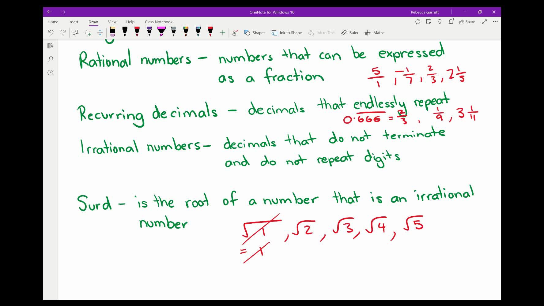 Classification of Numbers - ClickView