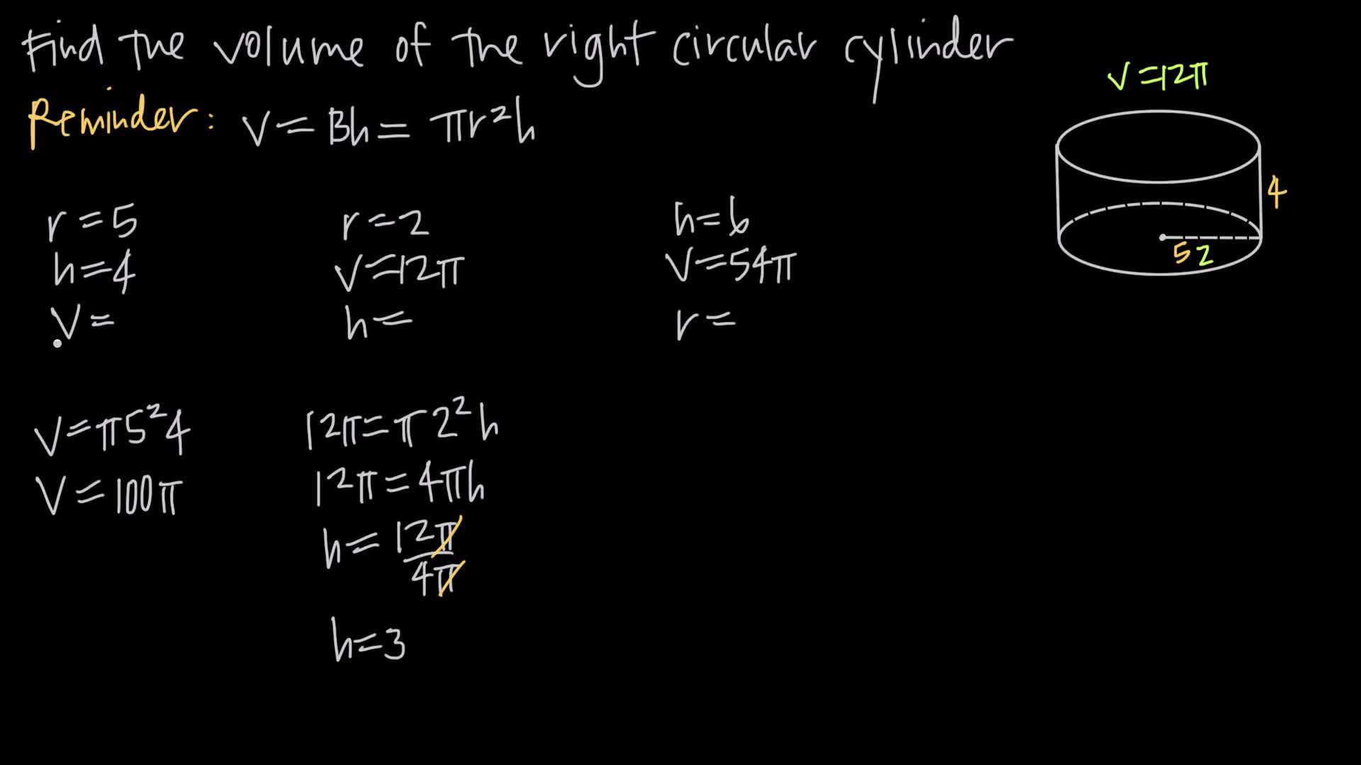 Volume of Cylinders Video & Resources | ClickView
