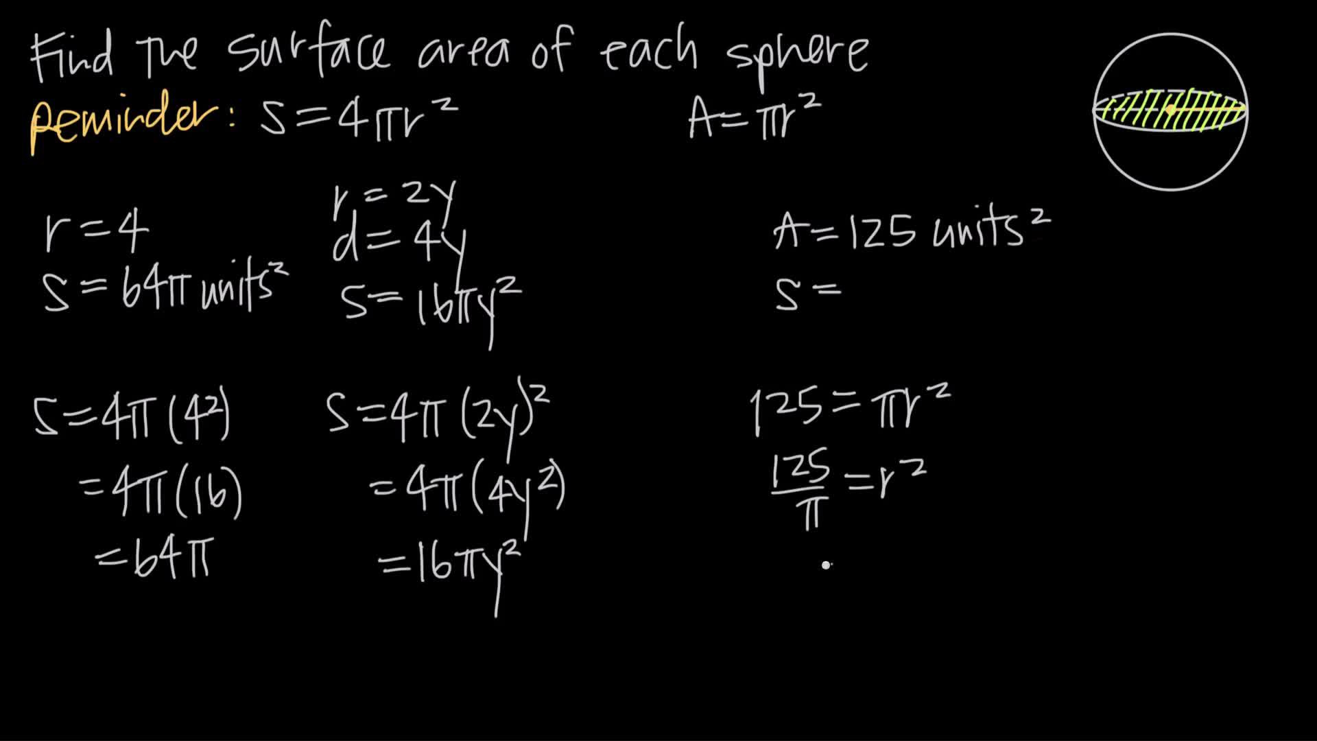 Surface Area of Spheres Video & Resources | ClickView