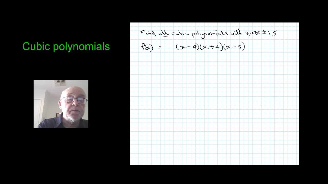 Cubic Polynomials Example 1 - ClickView