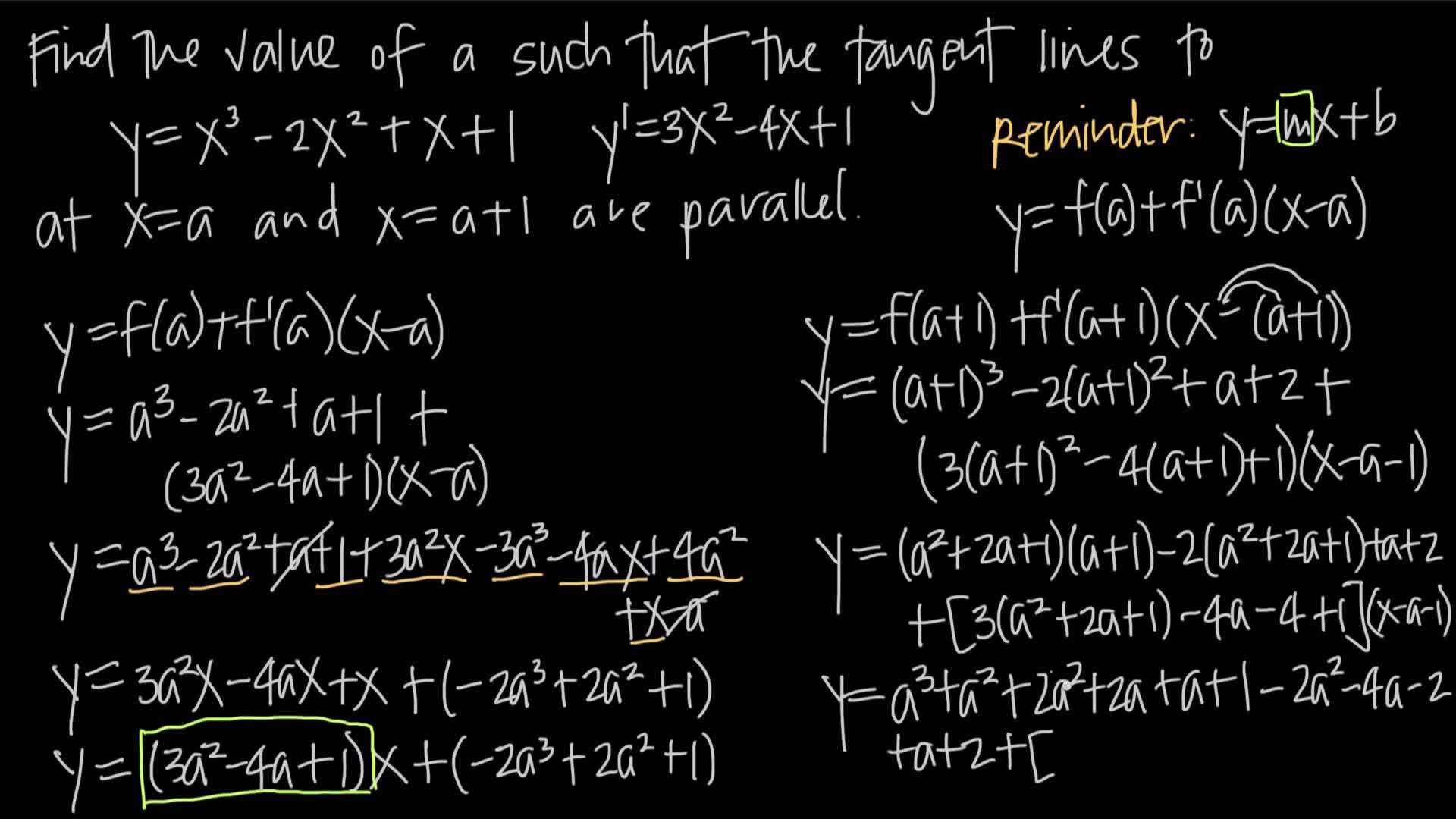 Derivatives: Tangent and Normal Lines | ClickView