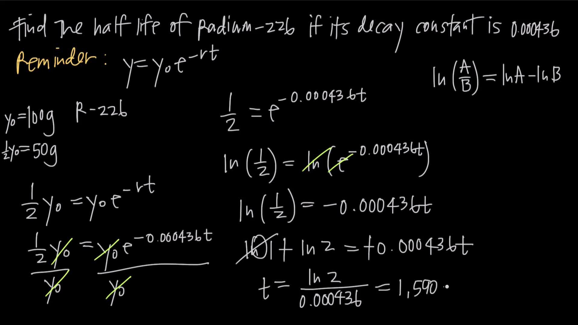 Applications of Derivatives: Exponential Growth and Decay | ClickView
