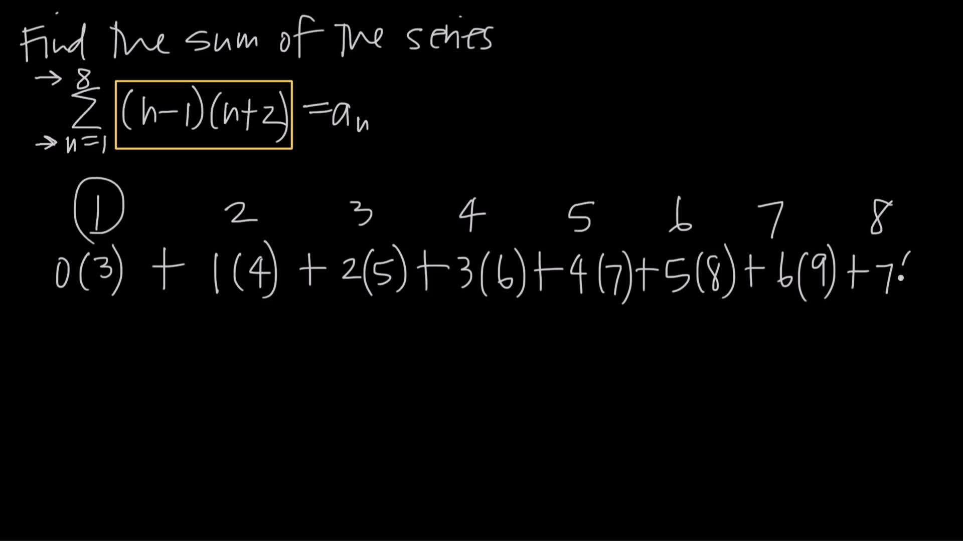 Summation Notation, Finding the Sum | ClickView