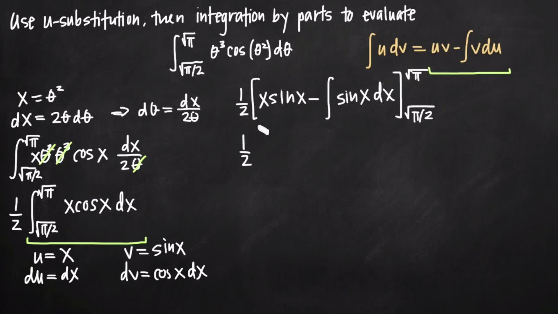 Integration by Parts with U-Substitution | ClickView