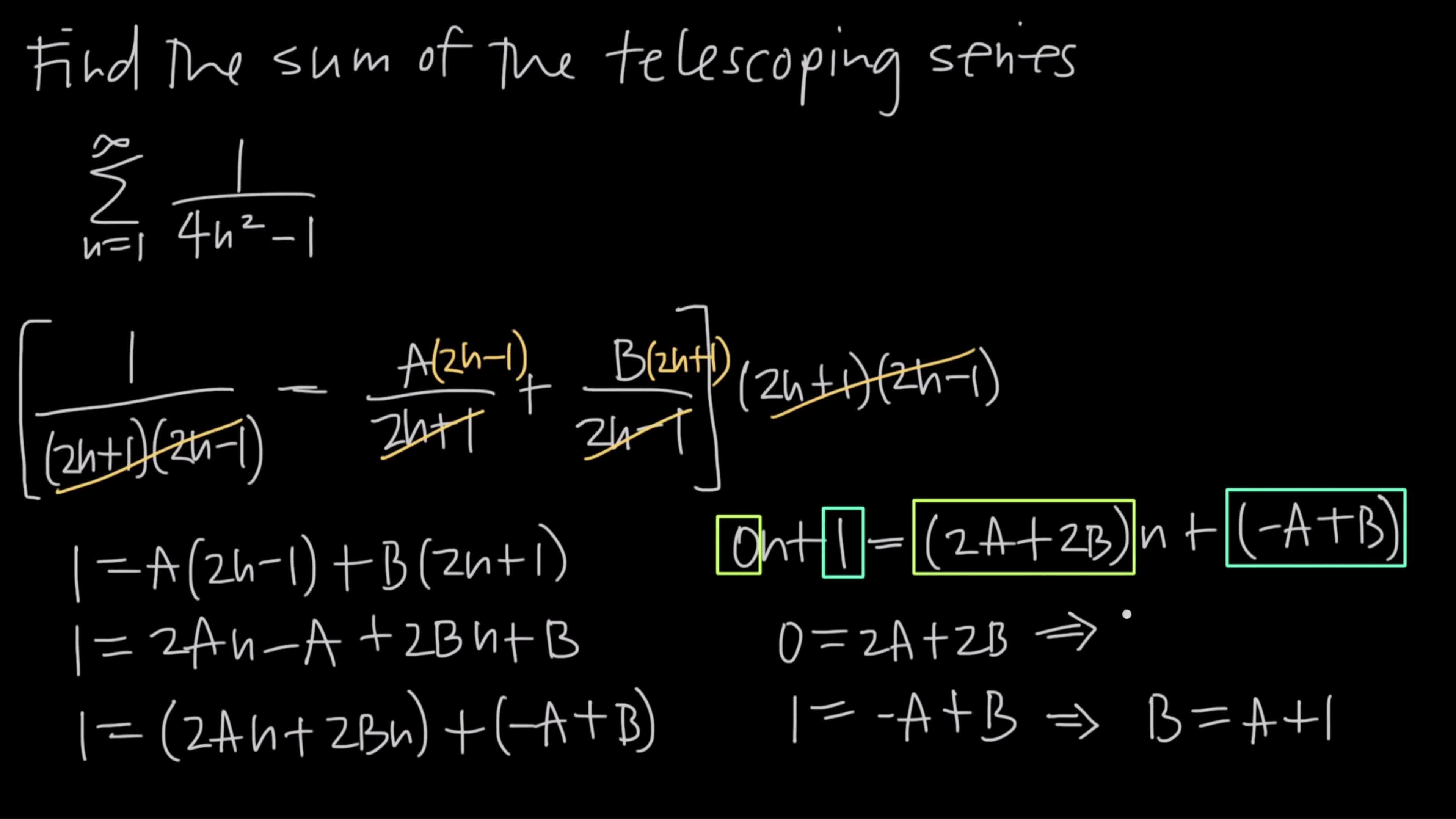 Sequences & Series: Telescoping Series | ClickView