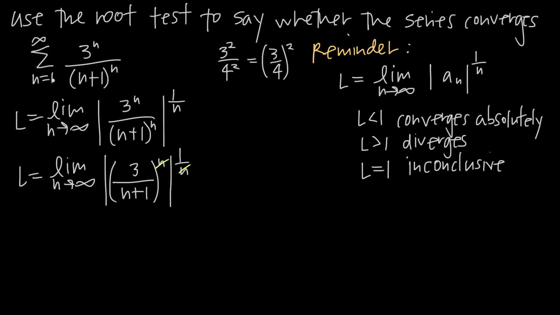 Sequences & Series: Ratio and Root Tests | ClickView