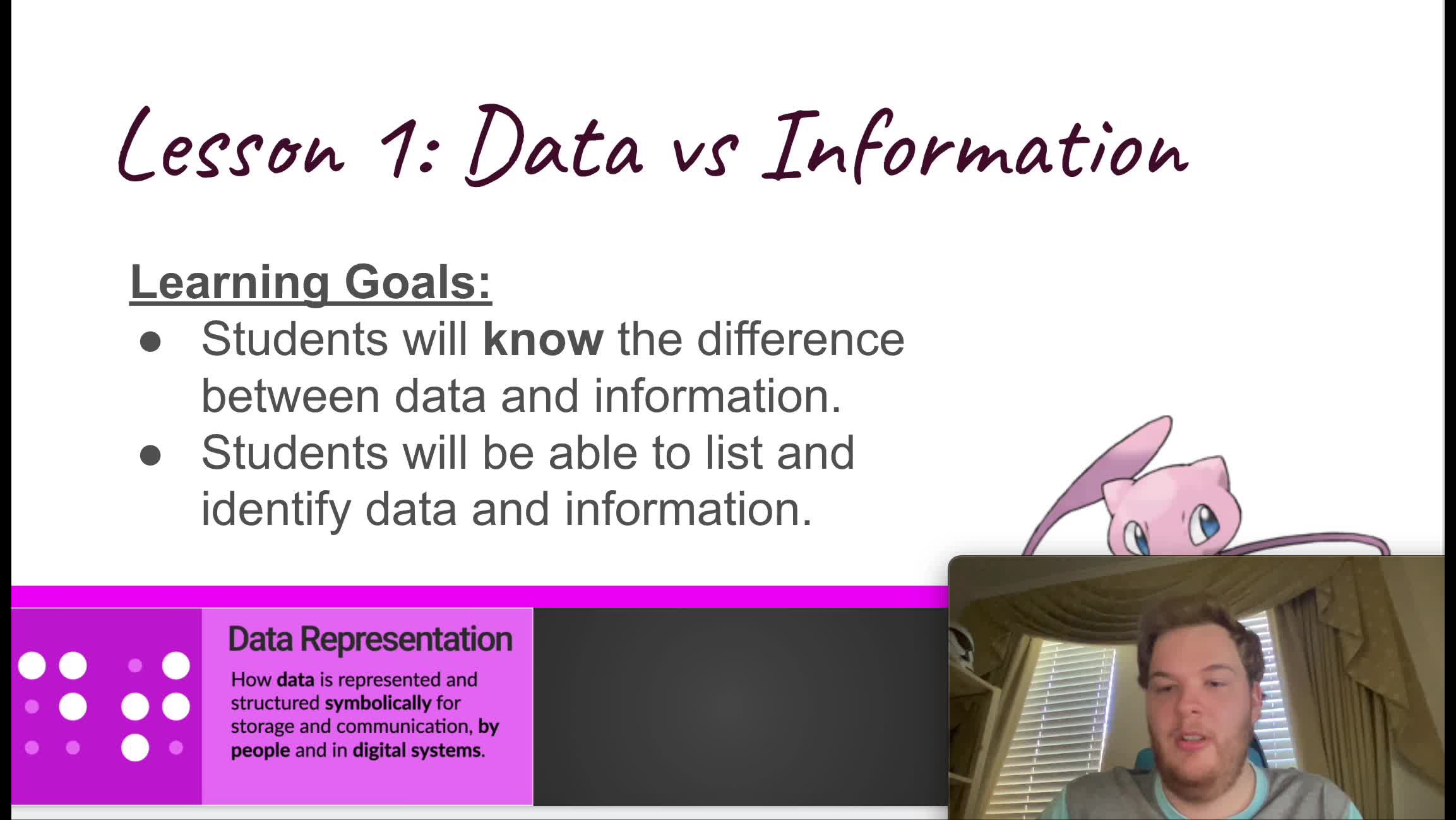 Copy of Unit 1 Data Representation: Data vs Information - ClickView