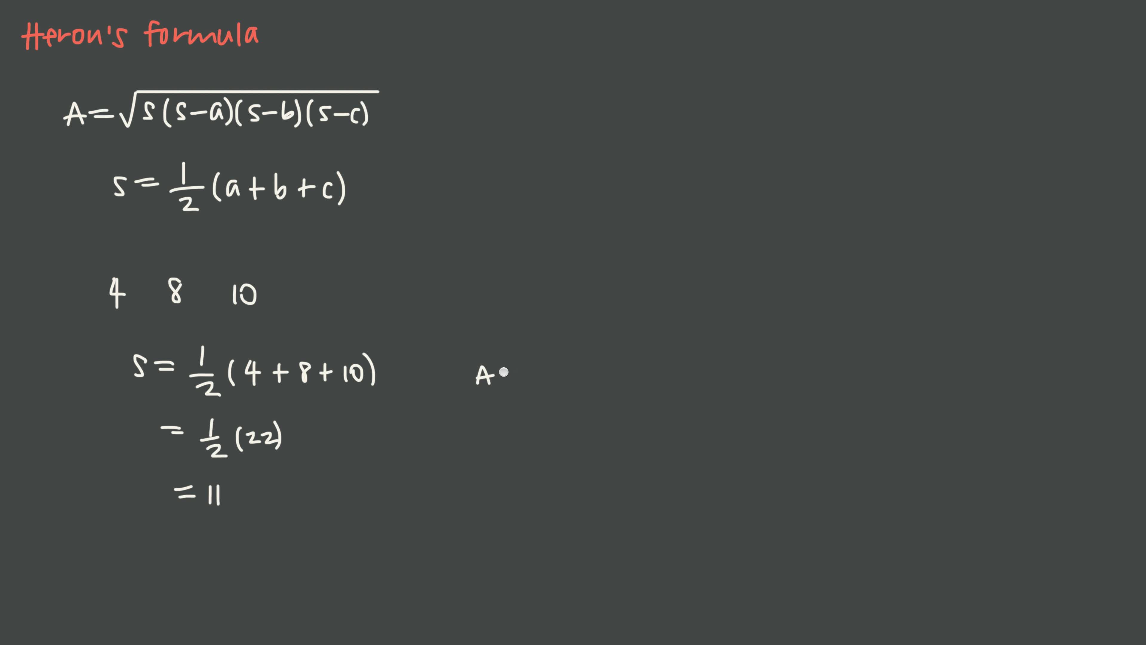 Heron’s Formula Video & Resources | ClickView
