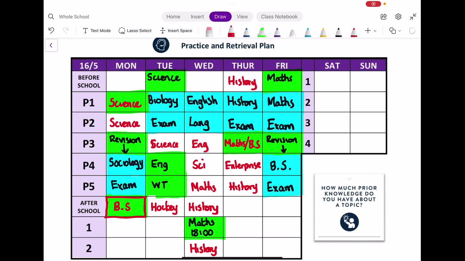 C - Advanced Information (Practice and Retrieval Plan) - ClickView