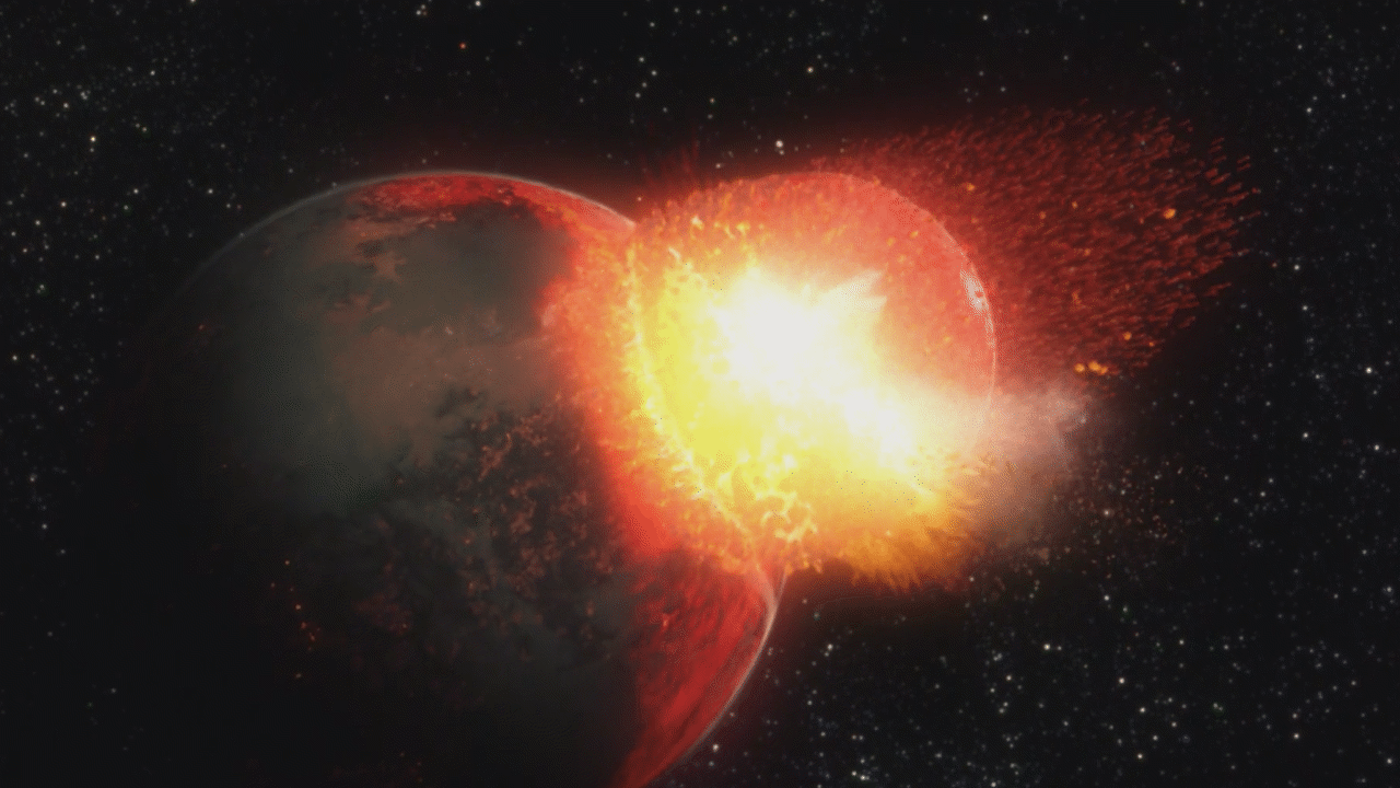 How Earth's Collision Influence Life | ClickView