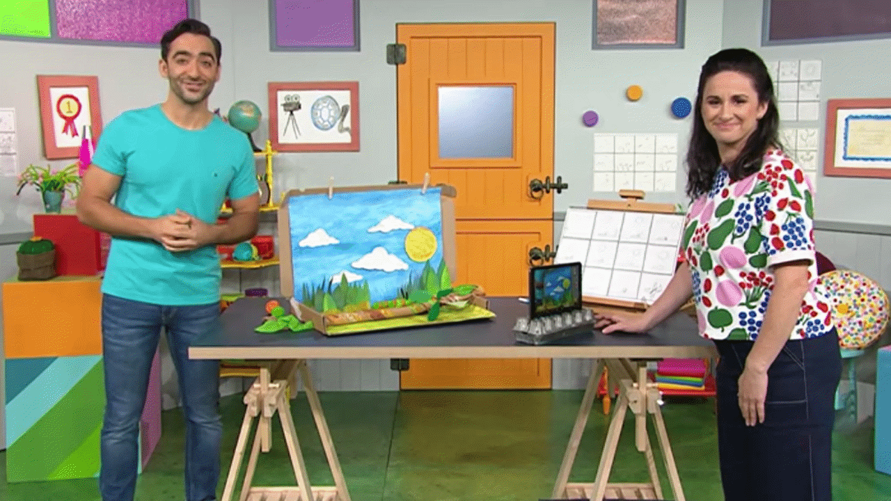 Animation - Matt and Emma make a stop motion... - ClickView