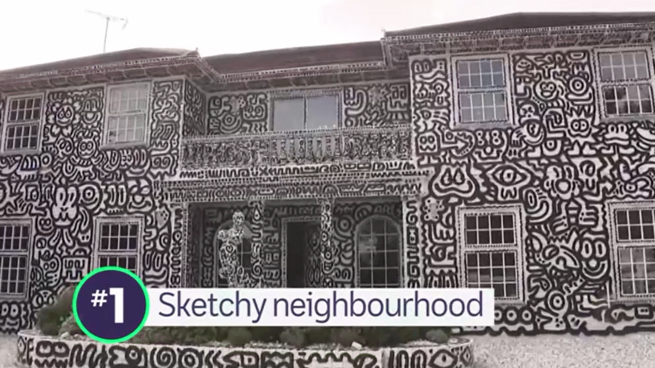 Doodled House - Sam's been painting his house... - ClickView