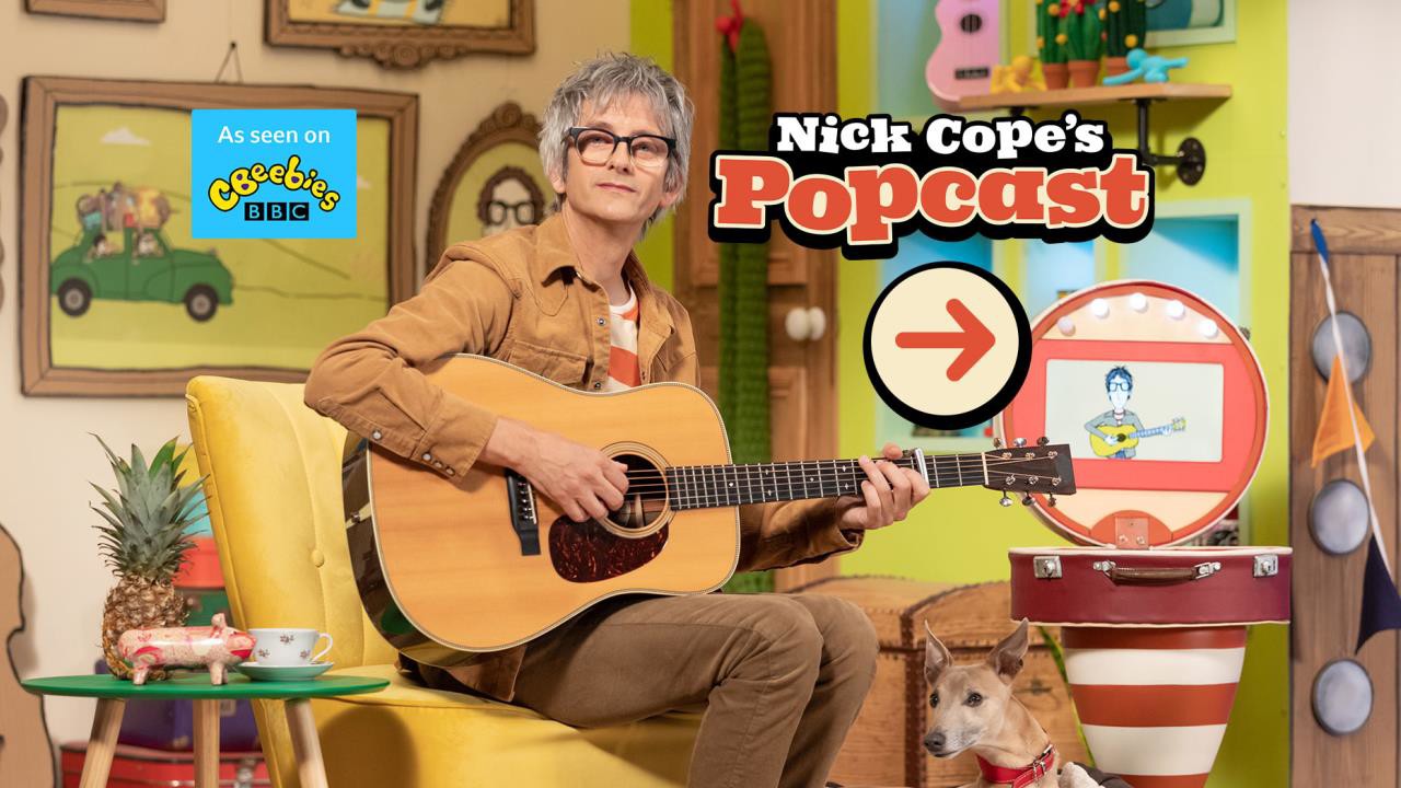 Nick Cope's Popcast - Airs 5:00 PM 9 Dec 2022 on Cbeebies HD - ClickView