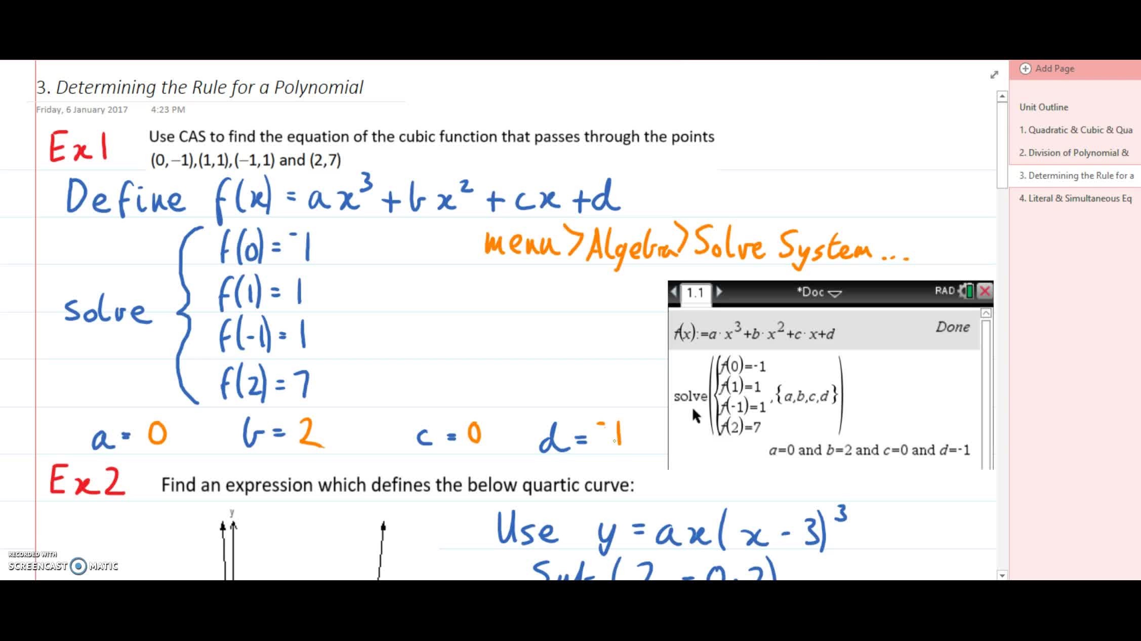 12 - Polynomials 3. Determining the Rule of a Polynomial.mp4 - ClickView