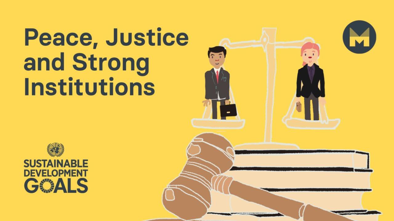 Goal 16: Peace, Justice and Strong Institutions Video Teaching ...