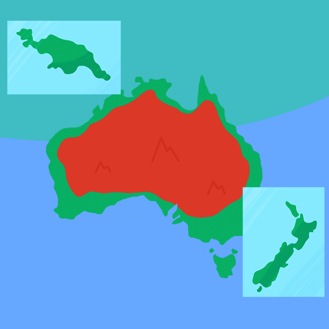Natural Geography of Oceania | ClickView