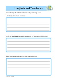 Longitude and Time Zones: Comparing Time Zone | ClickView